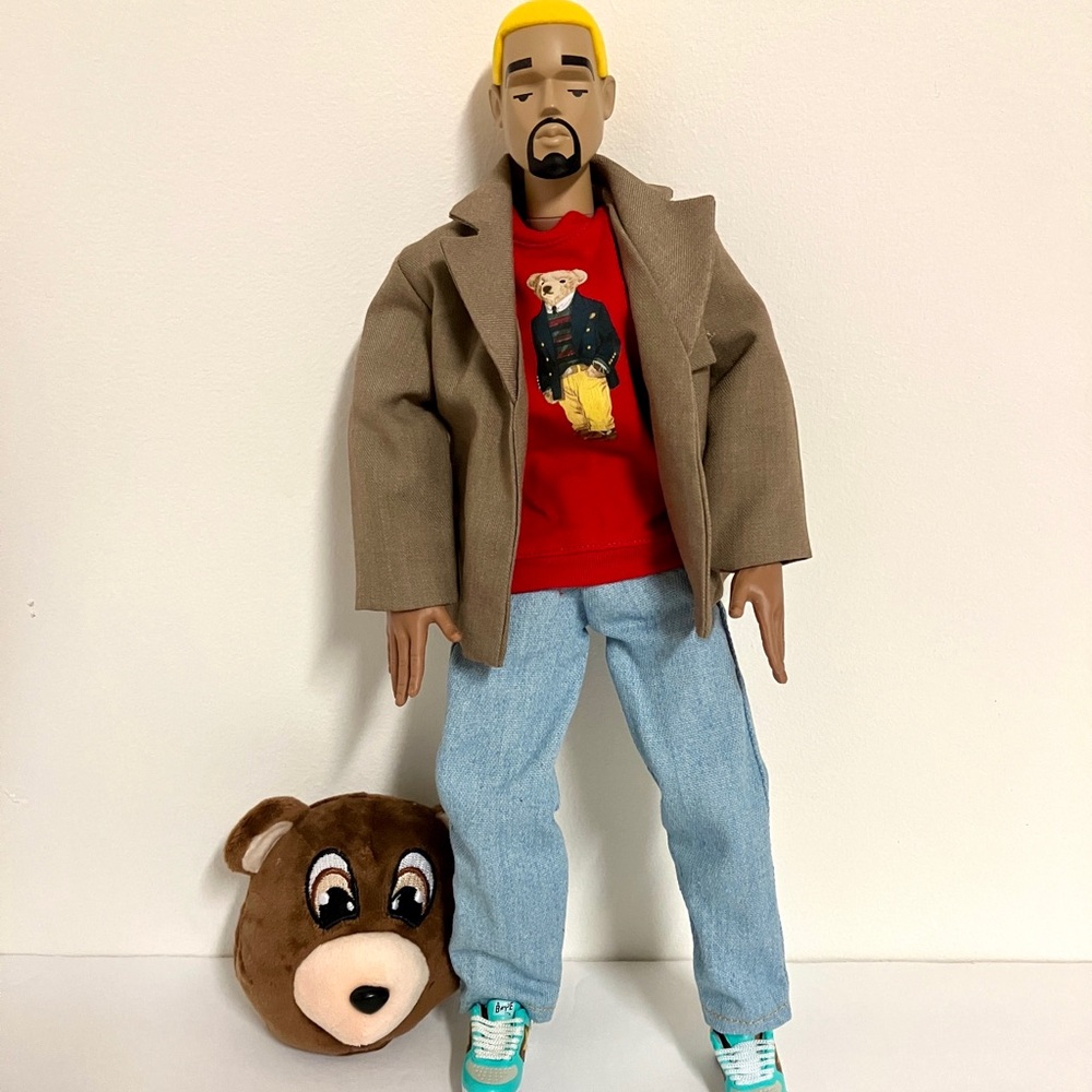 Kanye West Graduation Bear Figure Doll - Gem